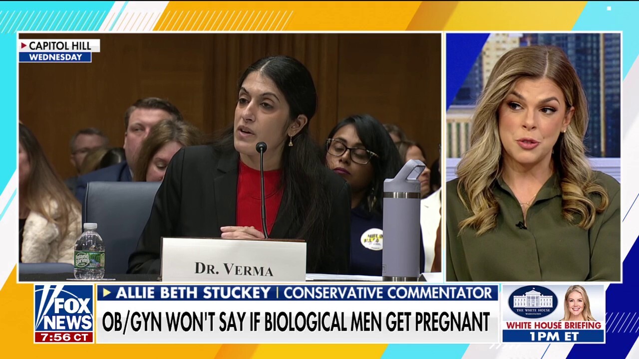 Sen. Hawley presses doctor on whether men can get pregnant