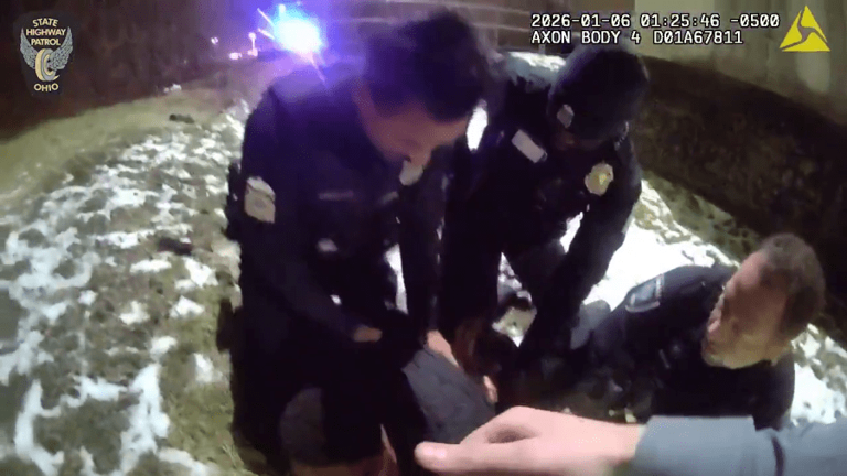 Watch: Law enforcement chases erratic Columbus driver who jumped off ...