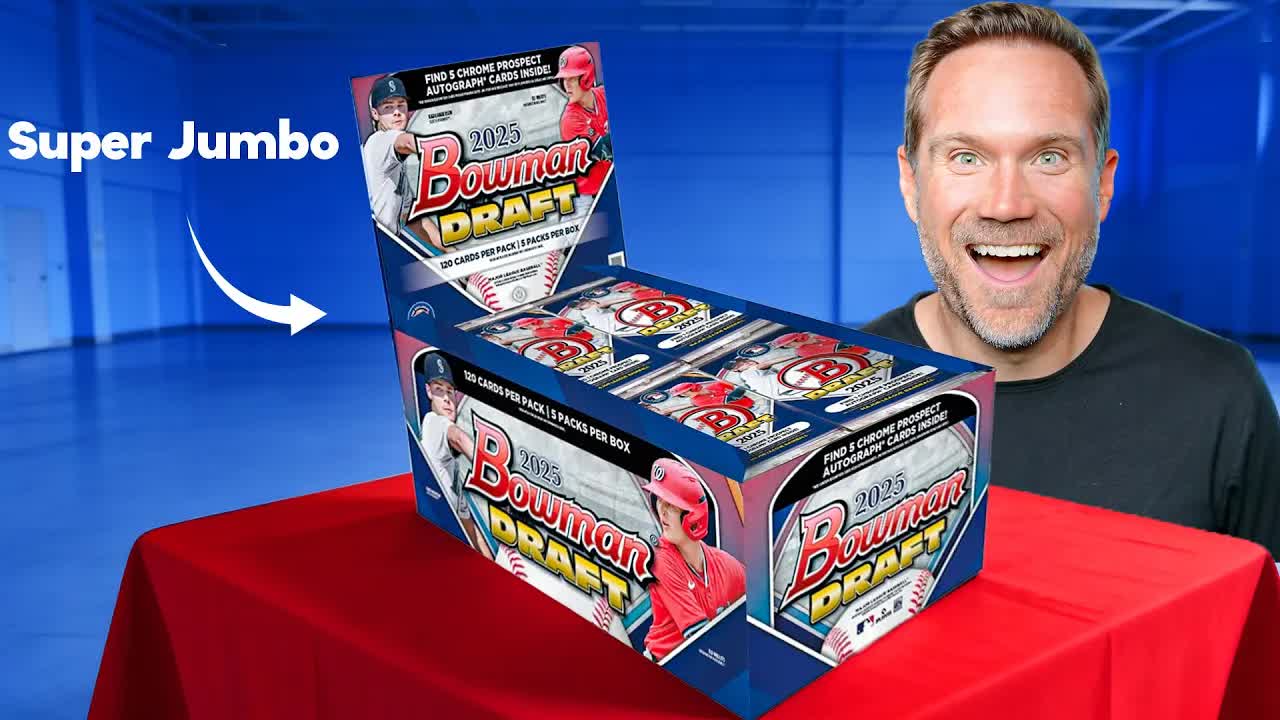 New 2025 Bowman Draft Super Jumbo box battle!
