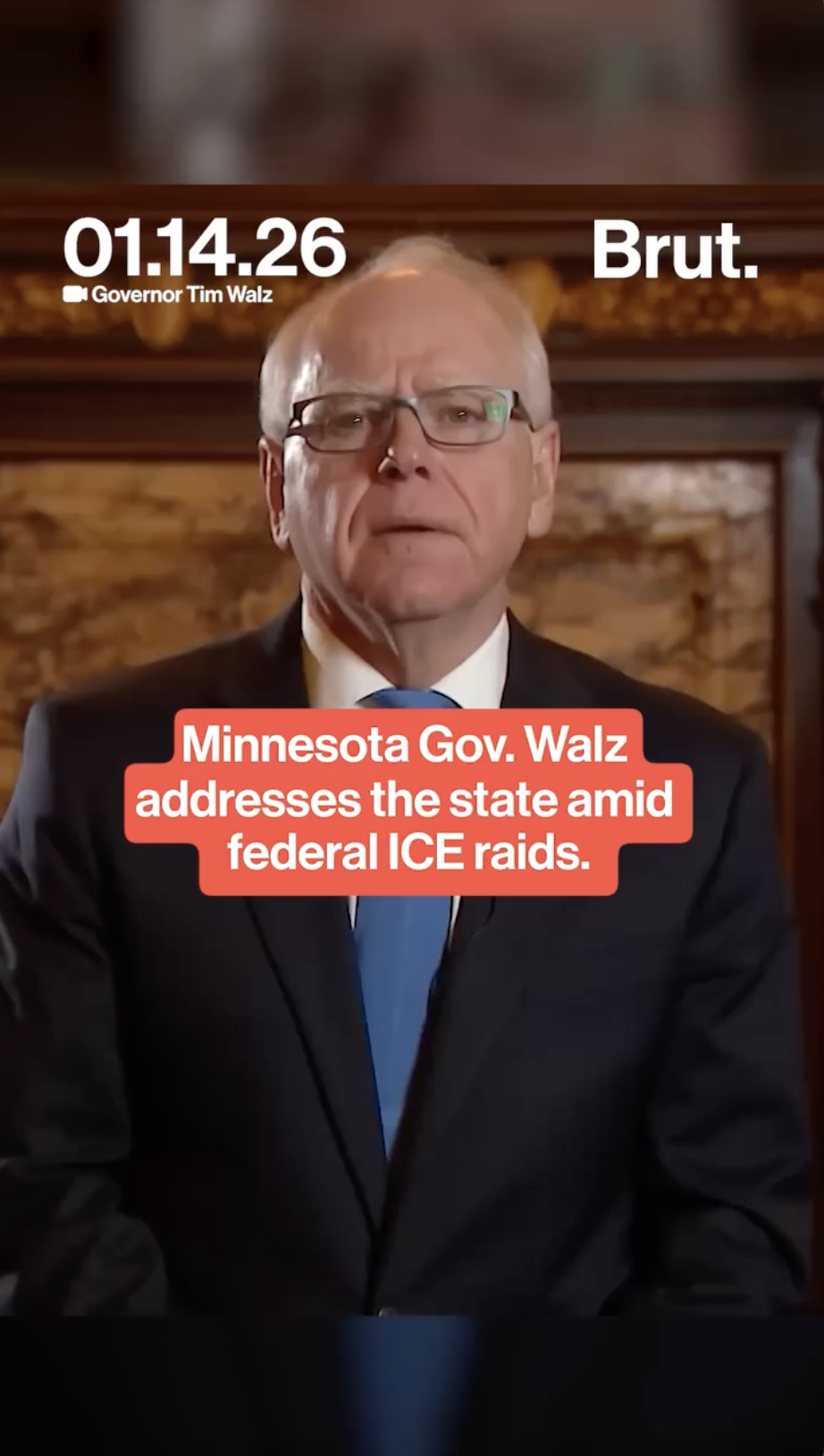 Minnesota Gov. Walz addresses the state amid federal ICE raids