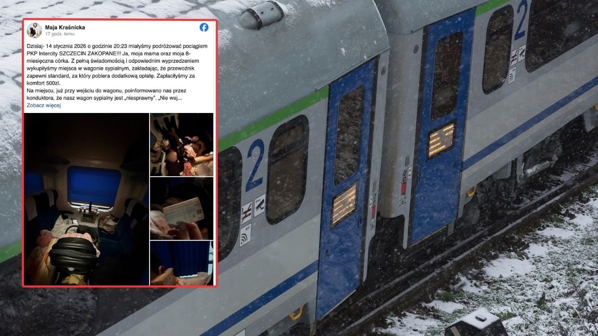Jechała pociągiem do Zakopanego. Nie wytrzymała. PKP Intercity zabrało głos