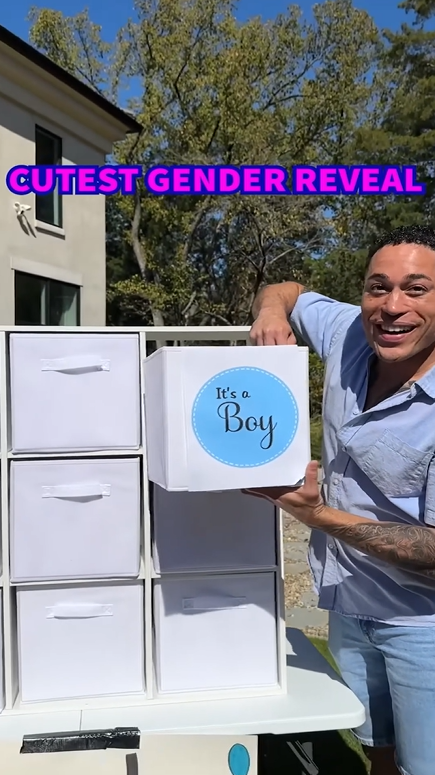 The tic tac toe gender reveal that stole everyone’s heart