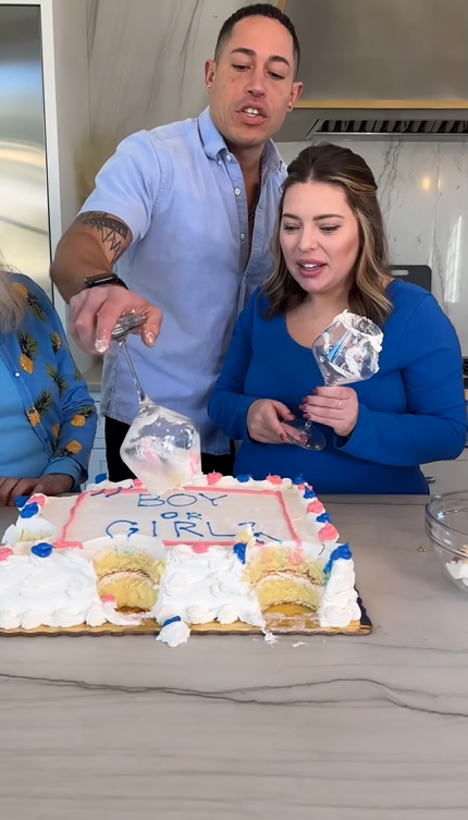 The tastiest gender reveal you’ll ever see