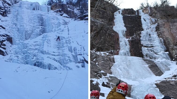Seoraksan ice wall course delayed by warm weather, lack of snow