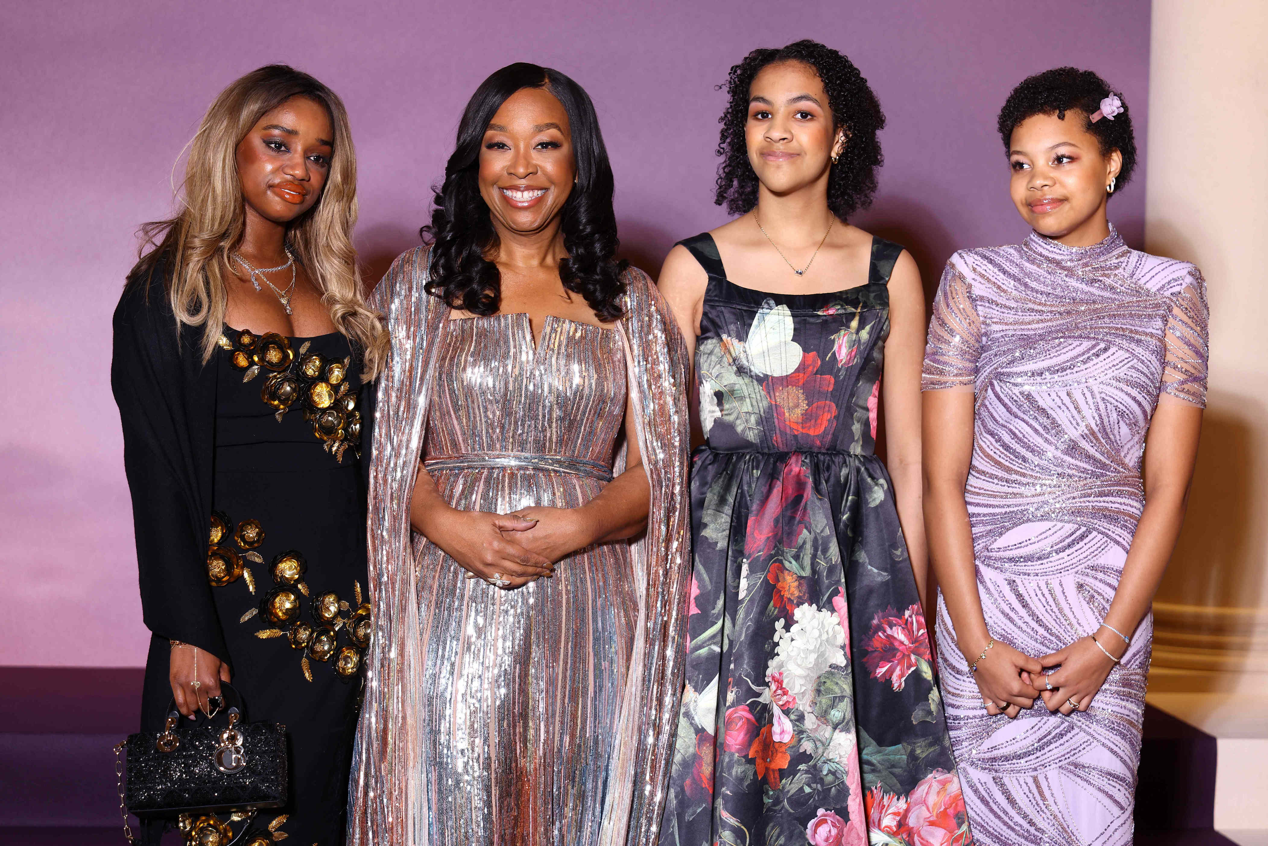 Shonda Rhimes's daughters make their red carpet debut for rare family ...