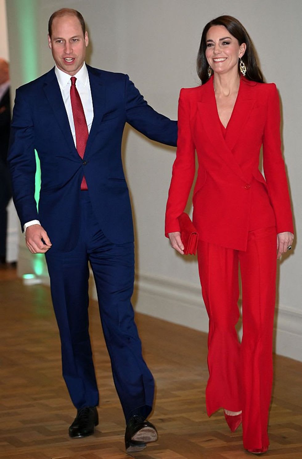 Kate shines in Alexander McQueen 'power suit' worth £1,980