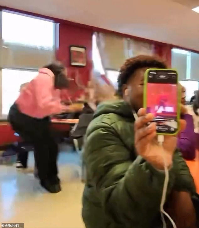 Video shows car smash through brick wall of school cafeteria as ...