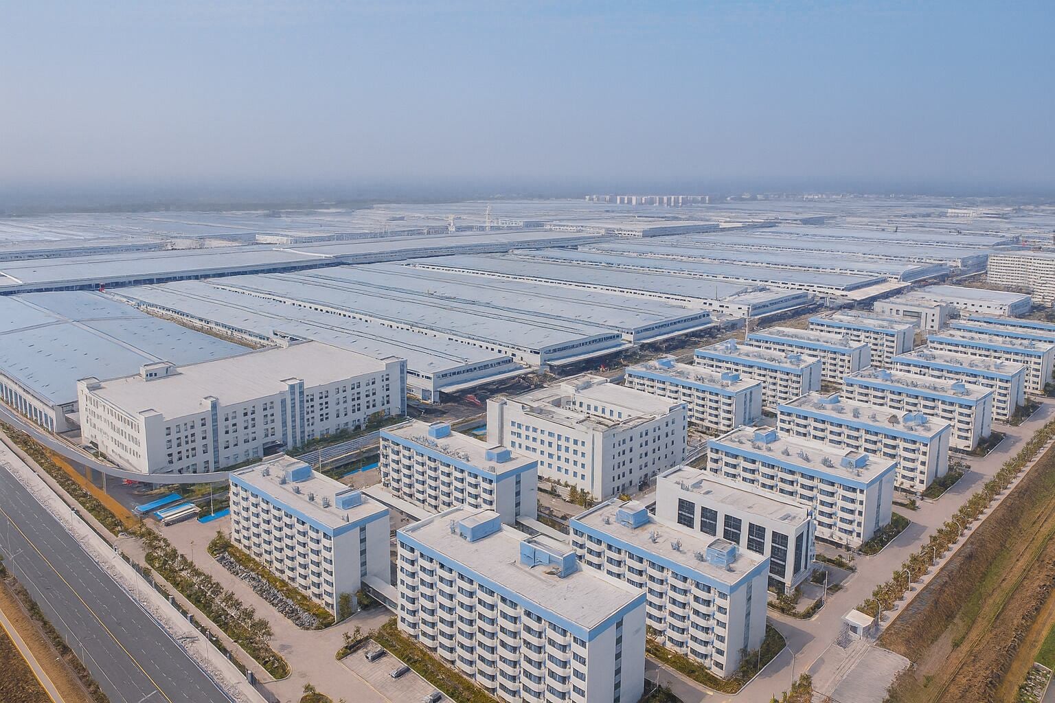 Construyen la fábrica más grande del mundo: este centro industrial ...