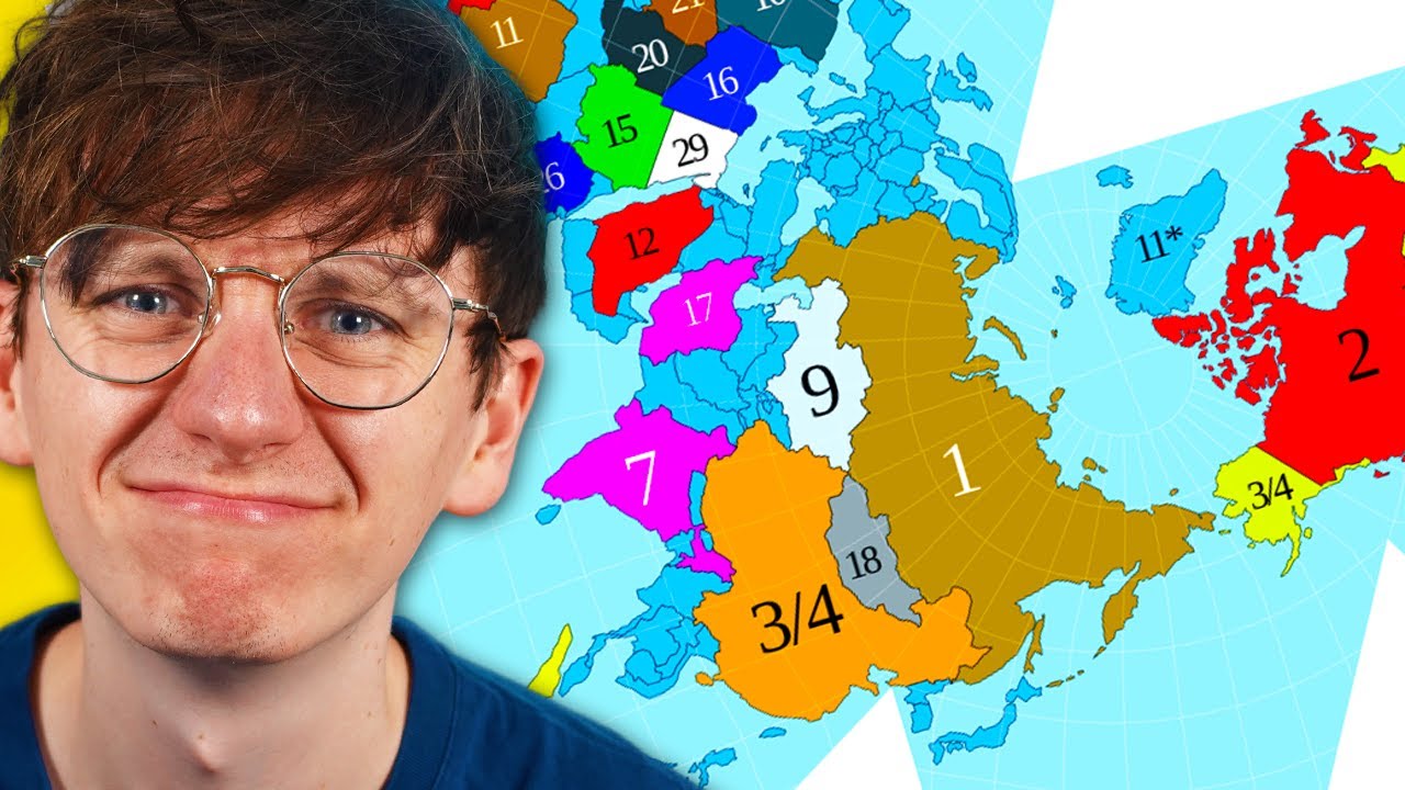 The largest countries on Earth, ranked