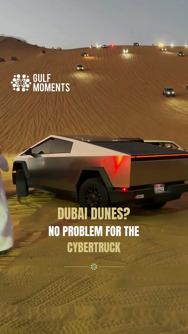 Dubai dunes? No problem for the Cybertruck