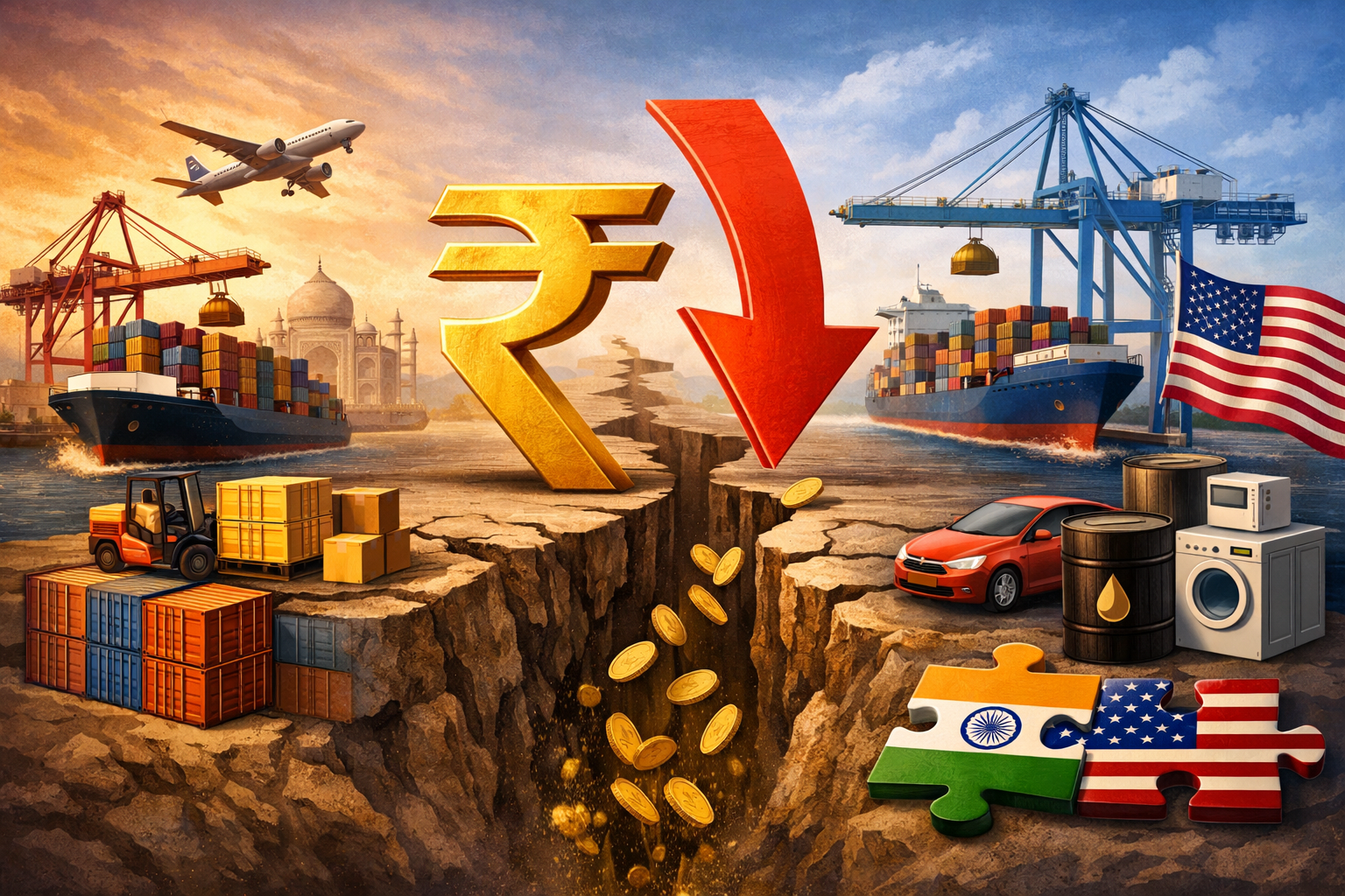 India’s trade story splits as exports rise modestly and imports surge ahead