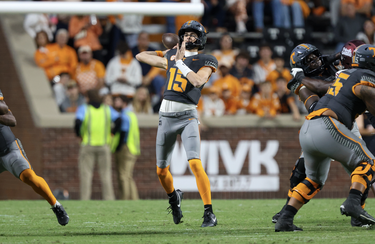 George MacIntyre is doing QB1 stuff for the Vols, but there's one thing ...