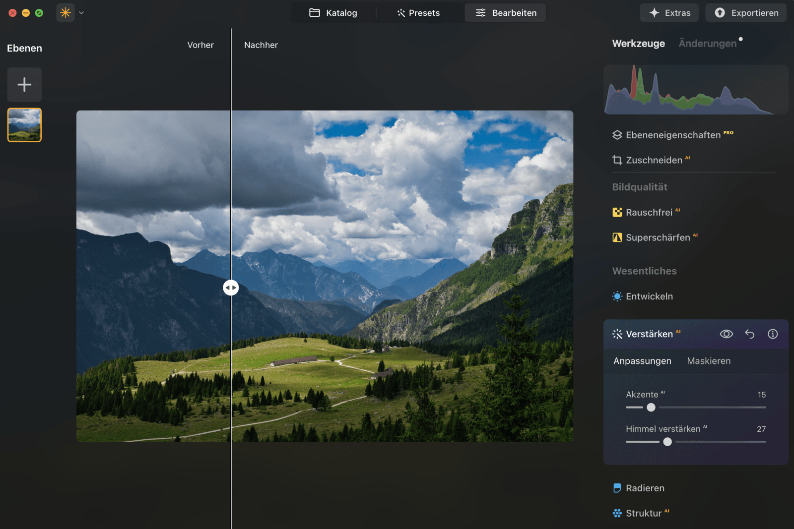 Luminar Neo: Effektive KI-Bildbearbeitung mit PC-WELT-Rabatt