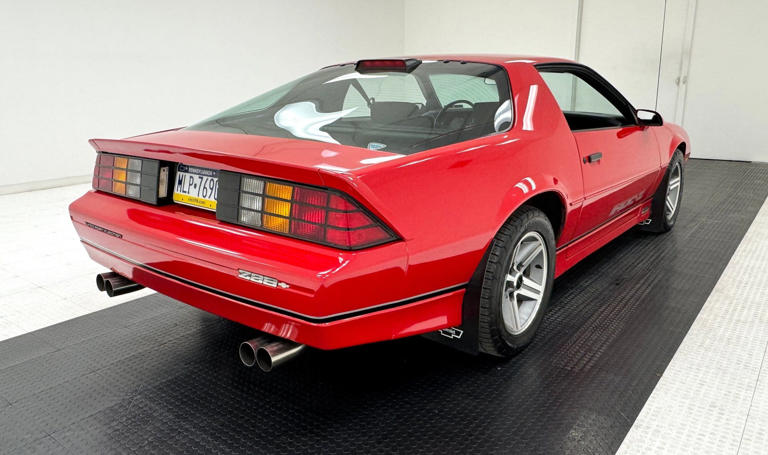 Low-mile 1986 Chevrolet Camaro IROC-Z28 offered as collector-grade example