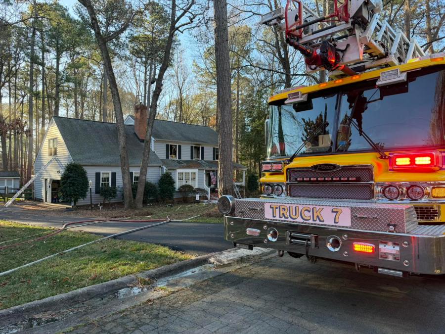 Two people displaced after space heater causes house fire in ...