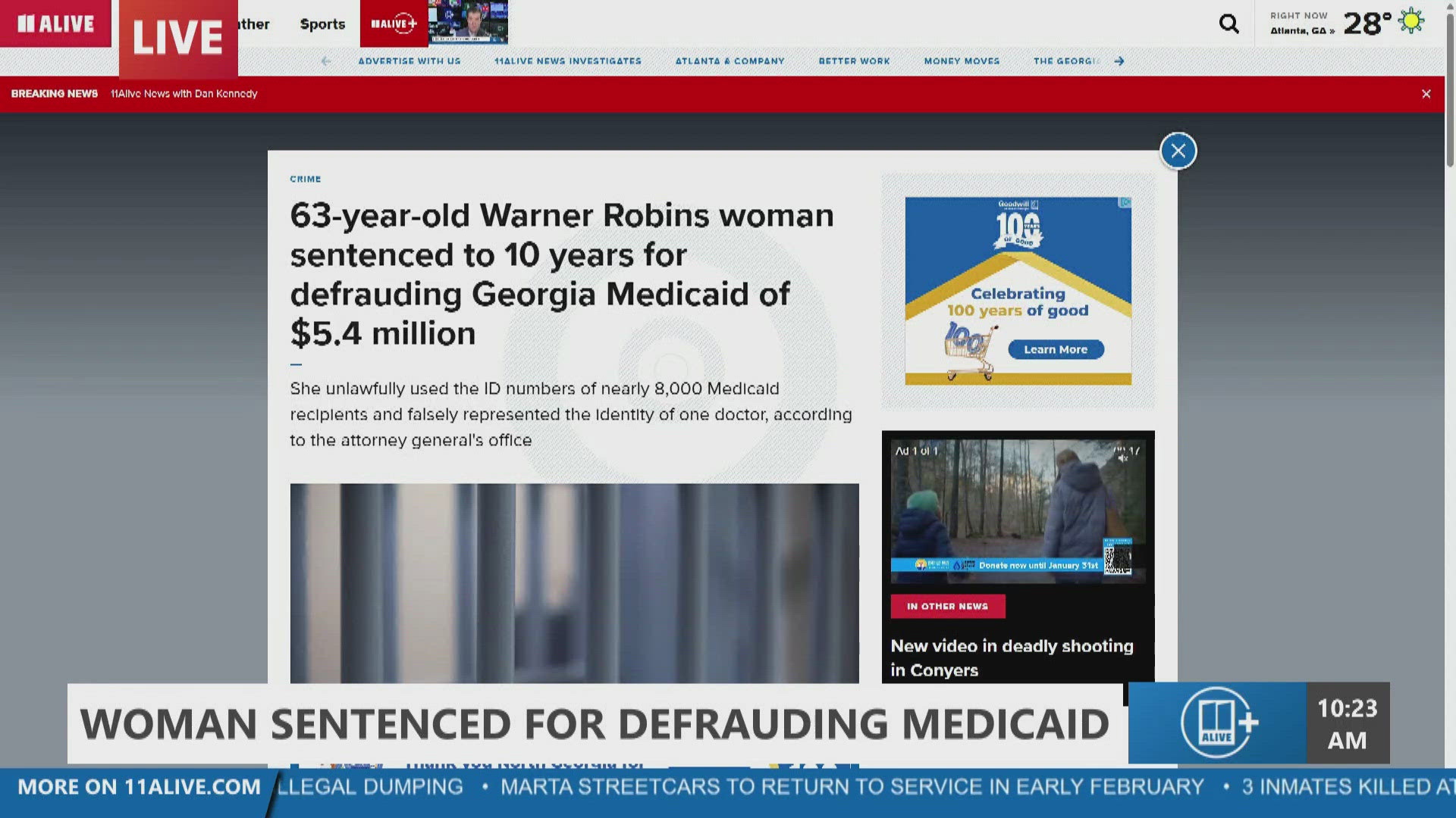 Georgia woman sentenced for $5.4M Medicaid fraud scheme