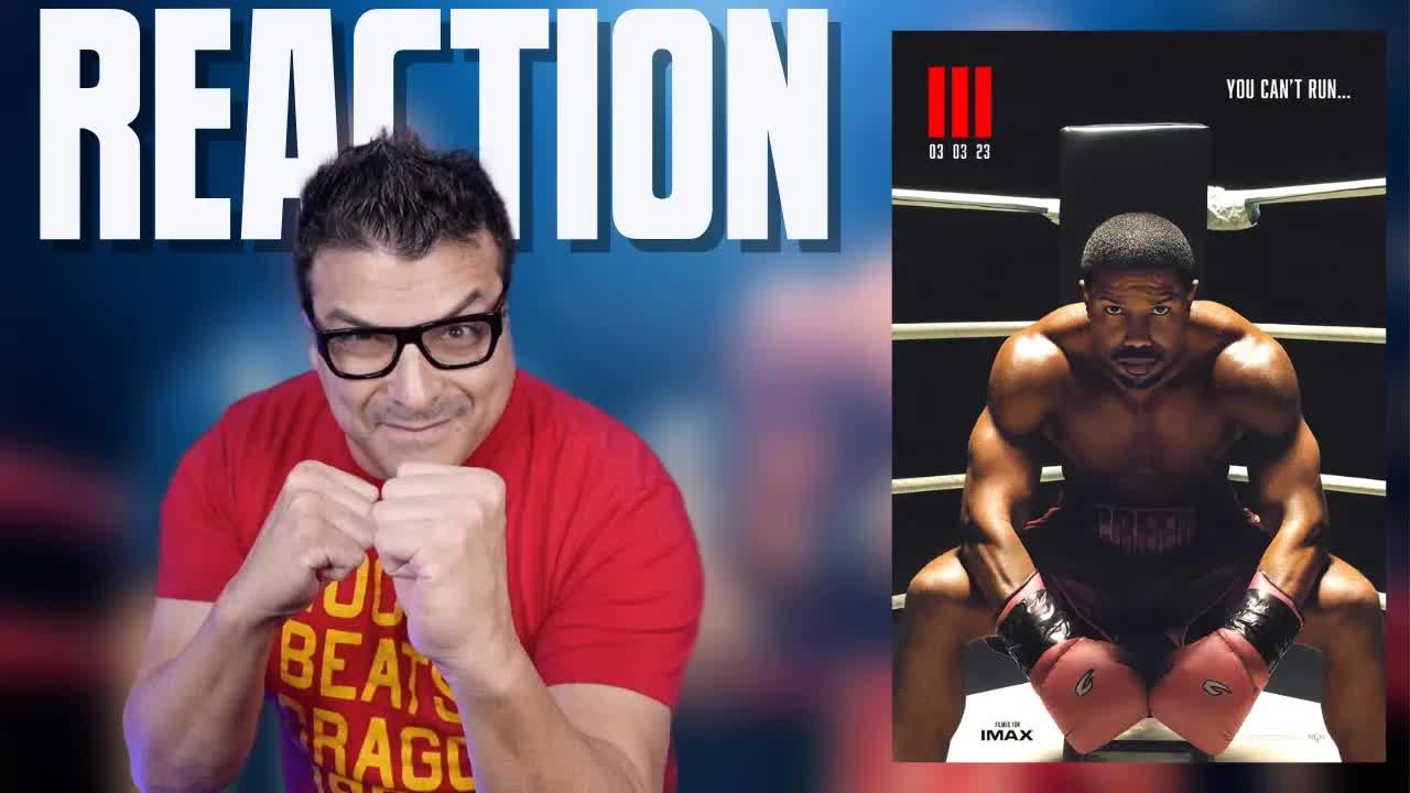Creed III - official trailer reaction | Michael B Jordan | Rocky Balboa ...