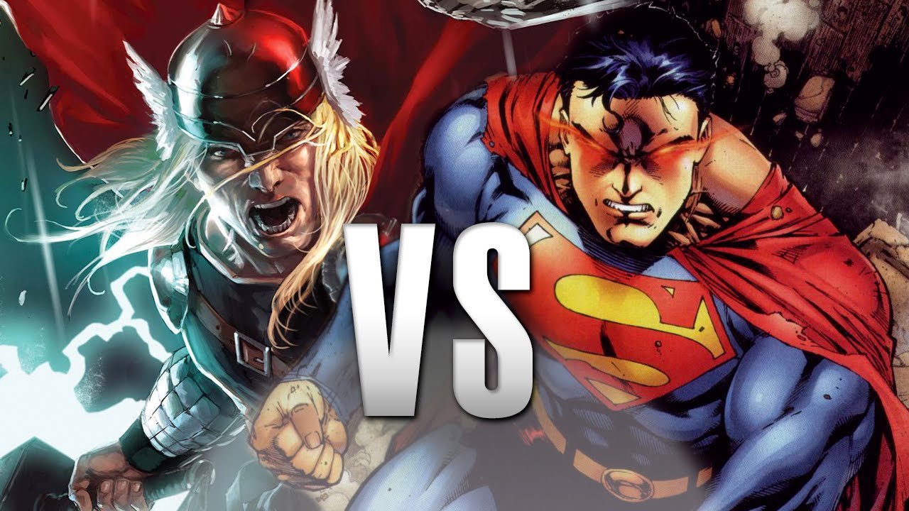 Superman vs. Thor: Epic battle