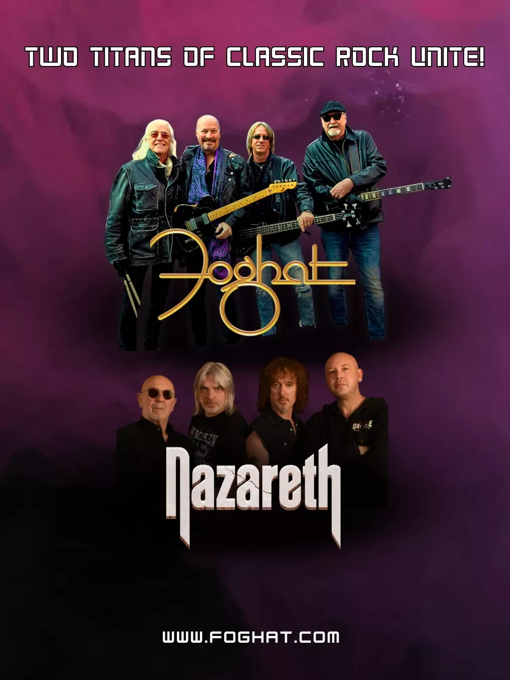 Foghat and Nazareth announce 2026 tour dates