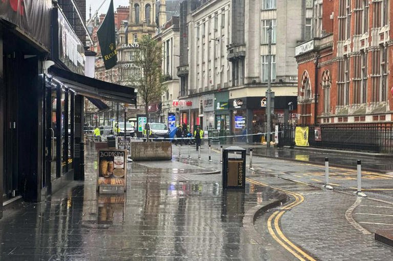Young man in hospital after broad-daylight Leicester city centre stabbing