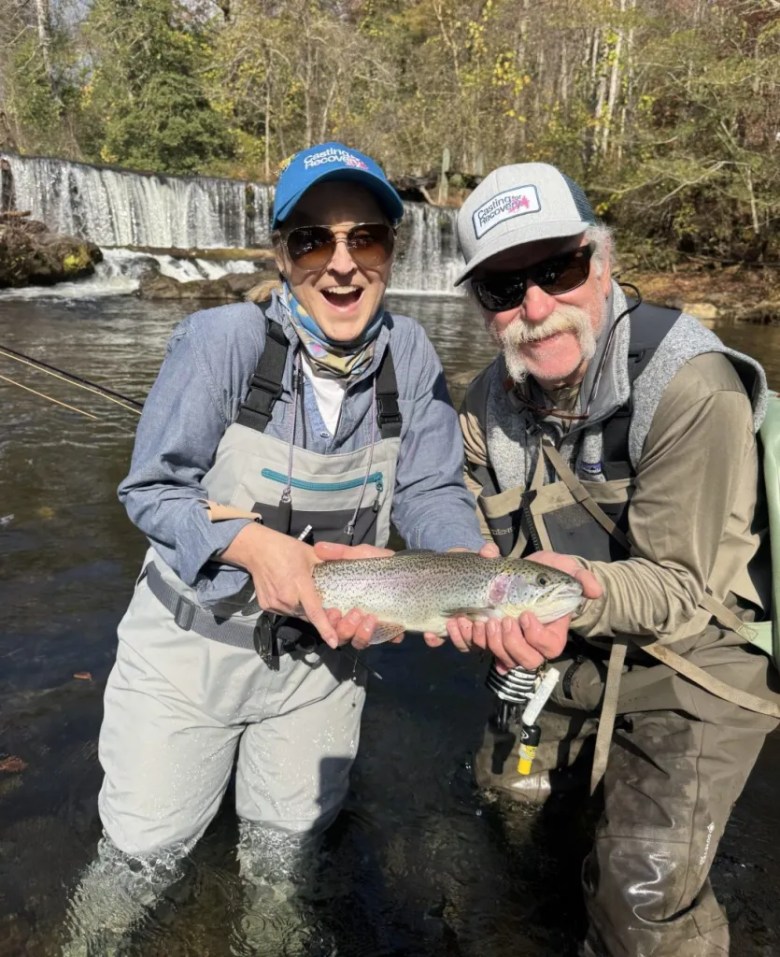 Breast cancer survivors find solace and friendship in fly fishing retreat