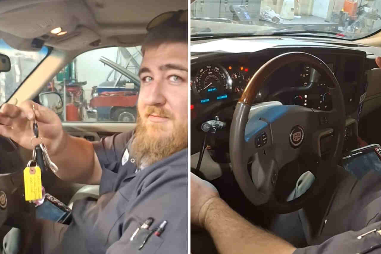 Mechanic leaves internet users stunned after starting a Cadillac with ...