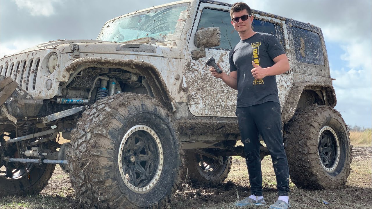 Swamp off-roading adventure