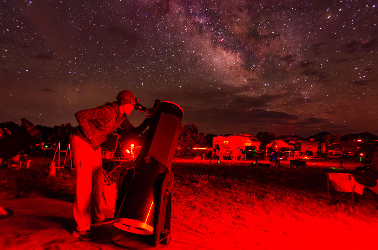 First night with a new scope