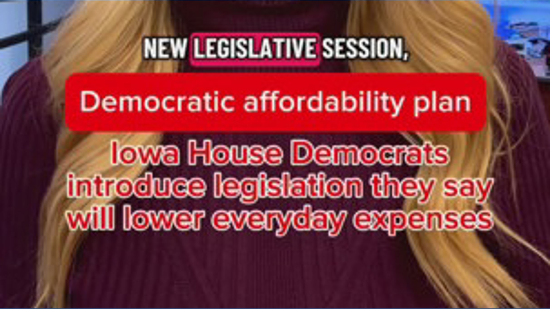 Iowa House Democrats introduce affordability plan