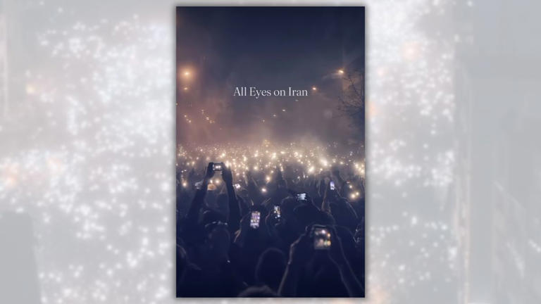 Watch out for this video depicting people marching through Iranian city ...