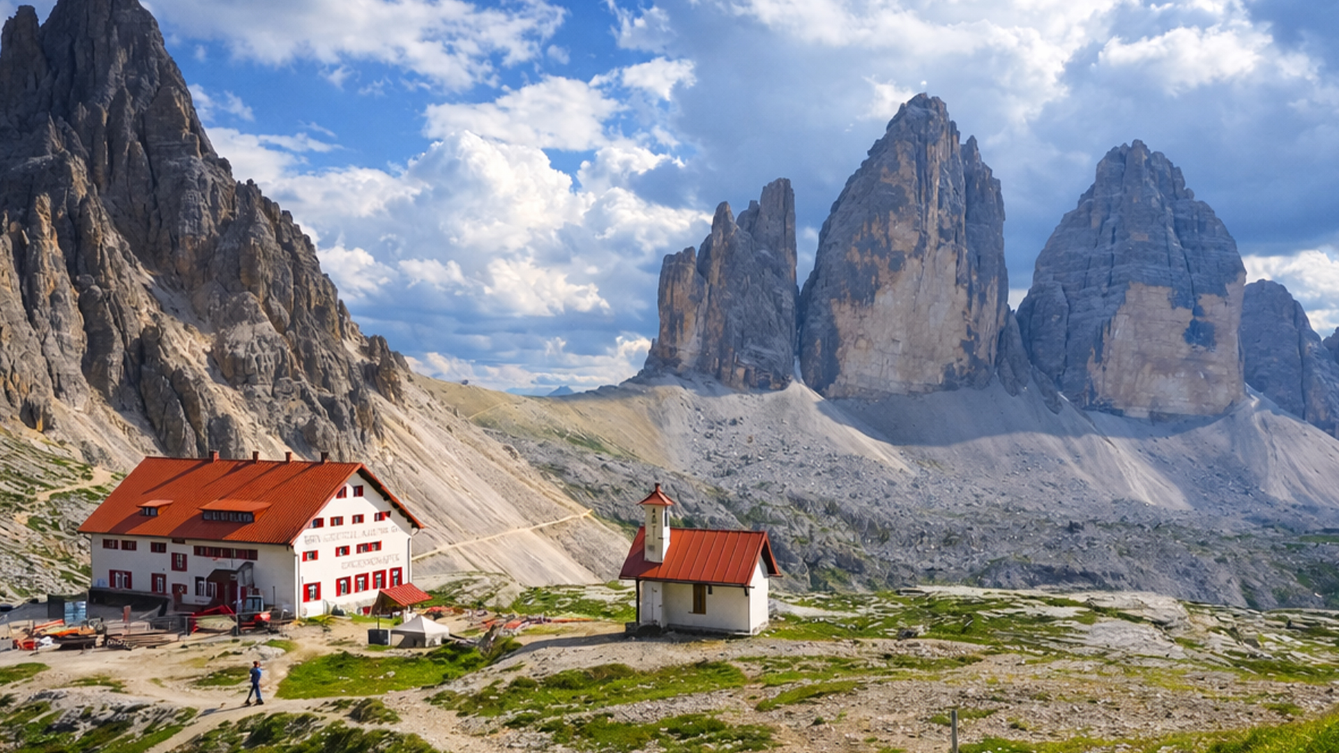 Trilha cênica nas Tre Cime di Lavaredo, Dolomitas | Patrimônio da ...