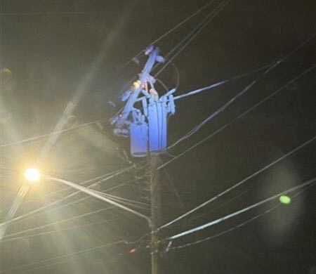 NES power pole catches fire, cutting electricity for nearly 100 ...