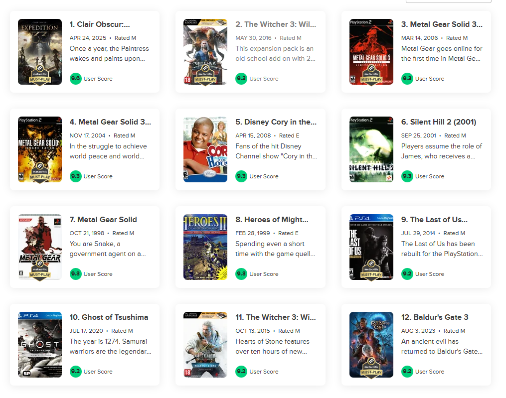 Jogo de Nintendo DS busca topo do Metacritic e supera gigantes como ...