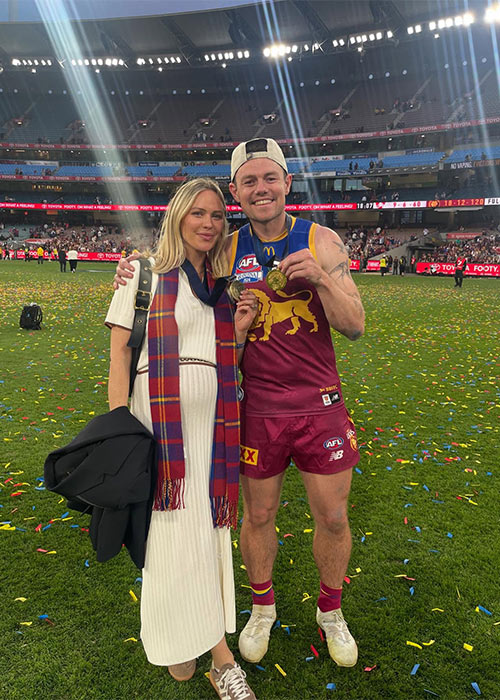 Australian football star Lachie Neale caught in scandal with wife's ...