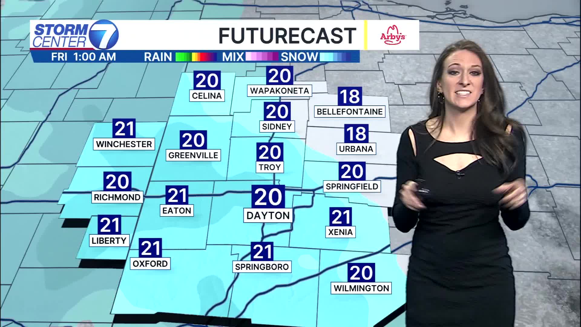 Additional snowfall through Saturday