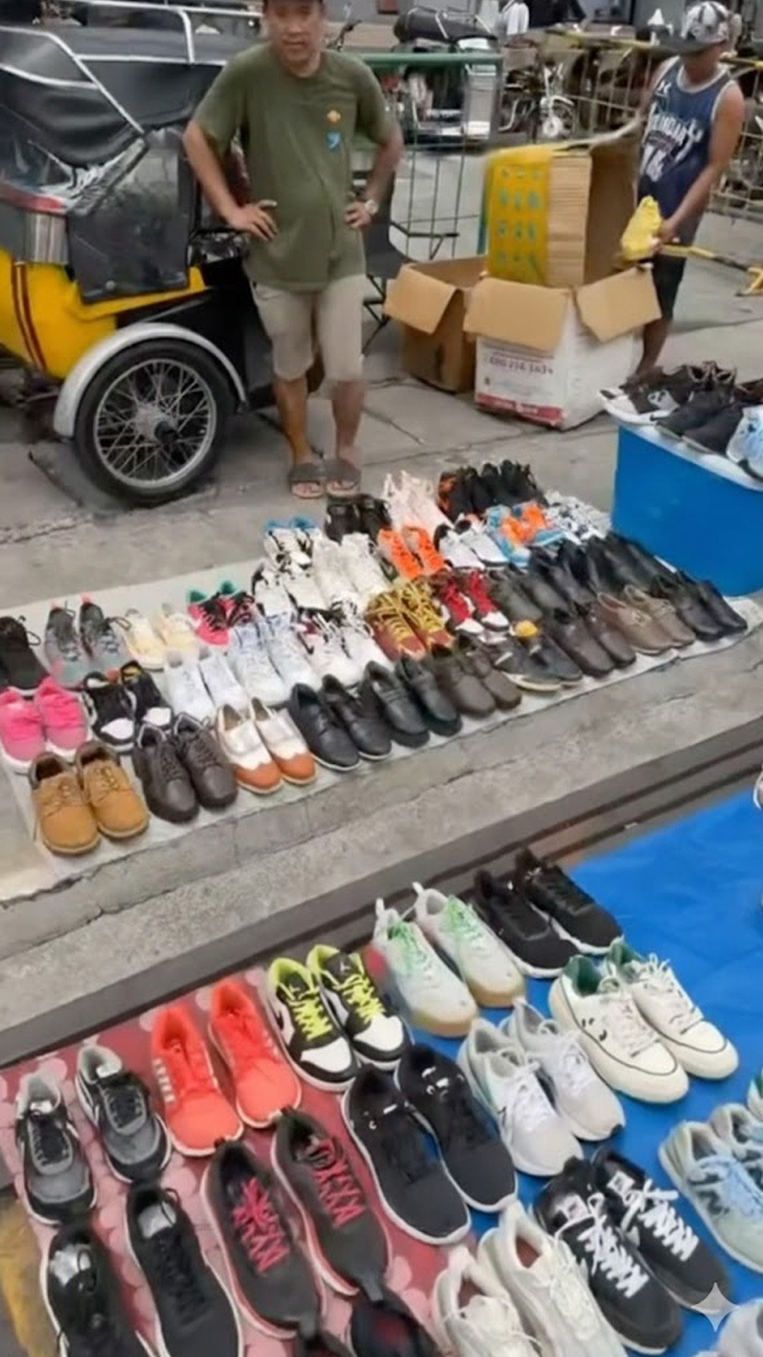 Sneaker hunting at a Philippines flea market