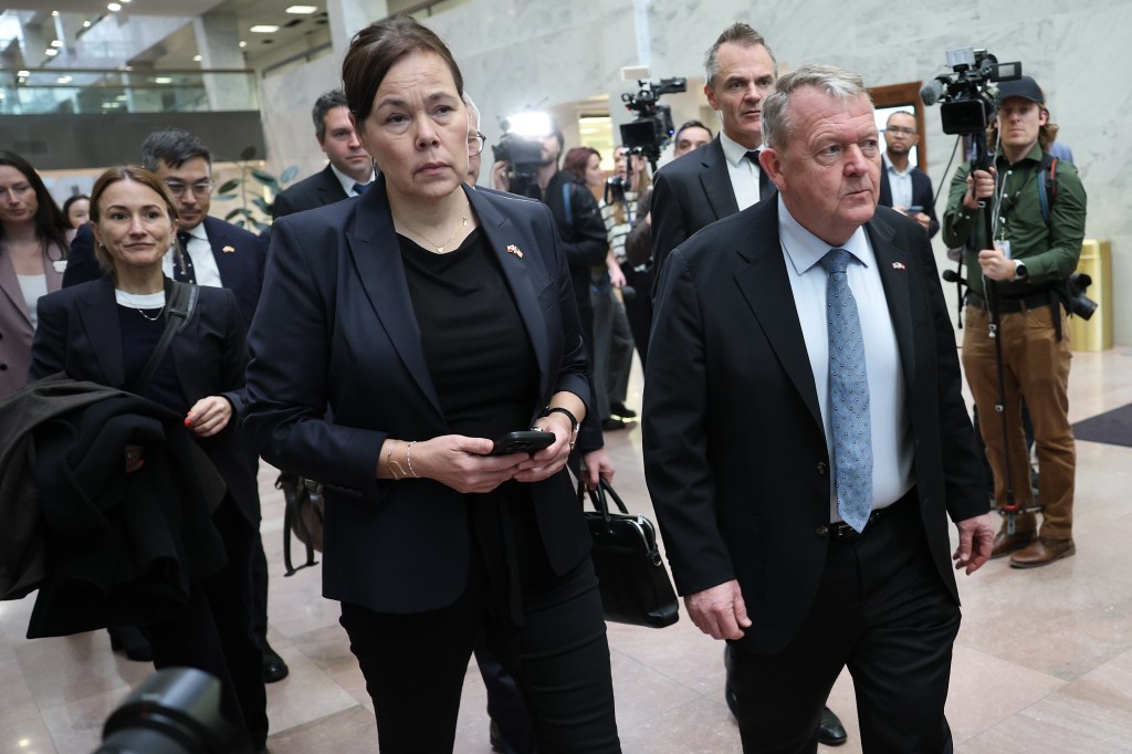 Trump 'not going to give up options' as European troops arrive in Greenland