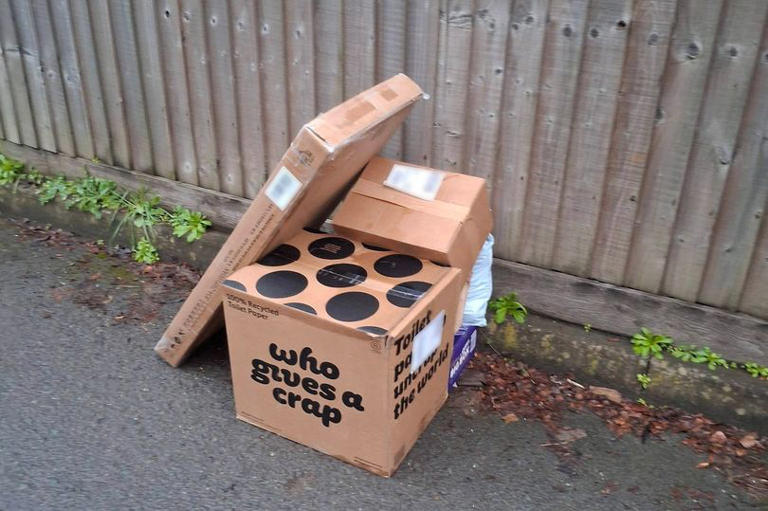 Village plagued by piles of undelivered Evri parcels left by serial ...