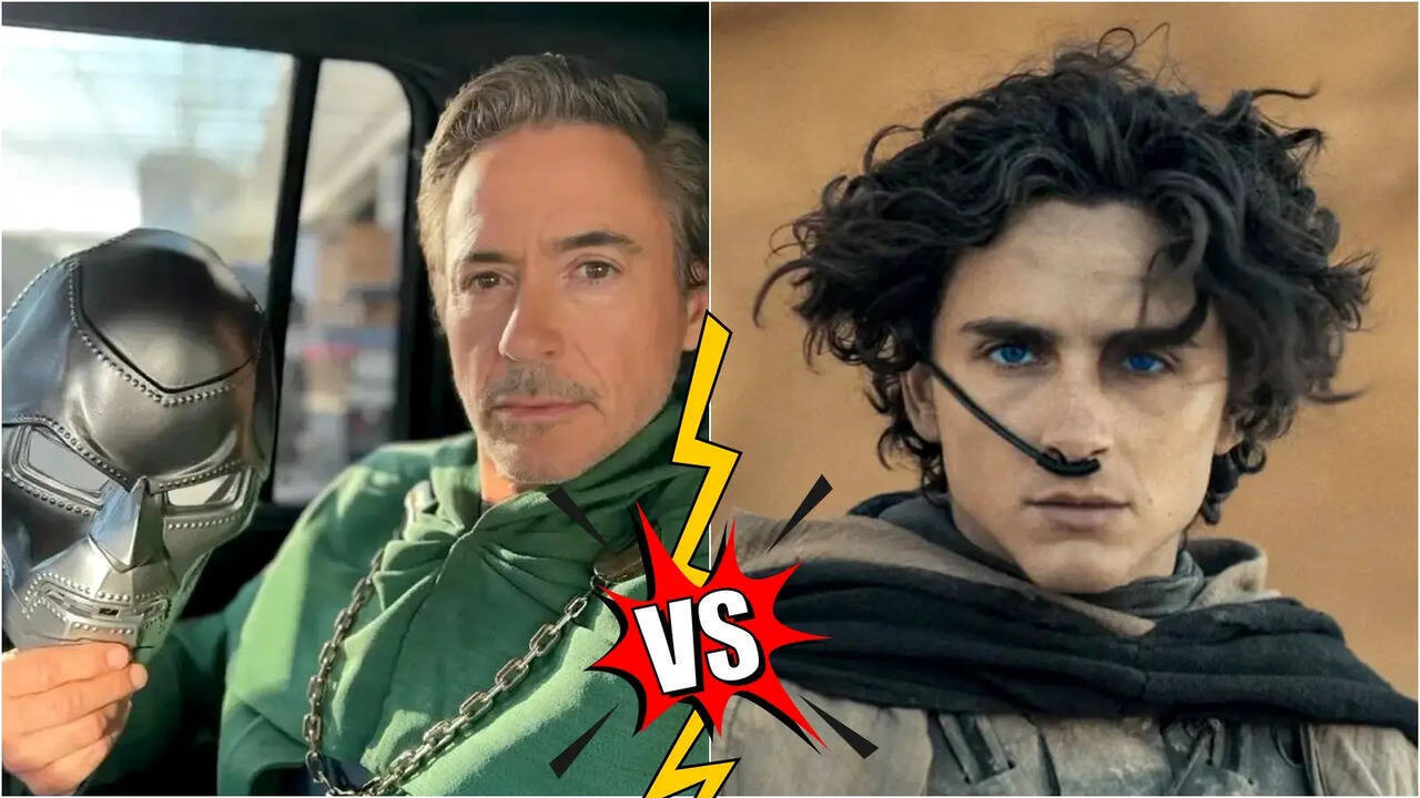 Dunesday is the Barbenheimer of 2026! Robert Downey Jr. and Timothée ...