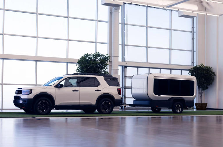 Novo trailer da Honda usa energia solar e pode ser rebocado por carros ...