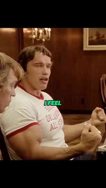 Bodybuilding legend Arnold Schwarzenegger's peak biceps