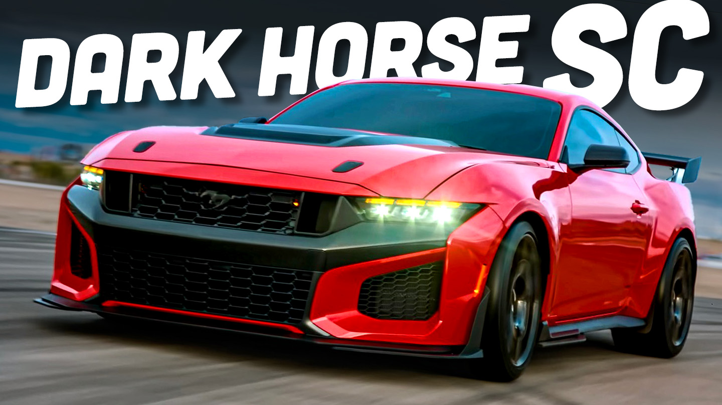 With a supercharged V8 and a DCT, the Ford Mustang Dark Horse SC sure ...