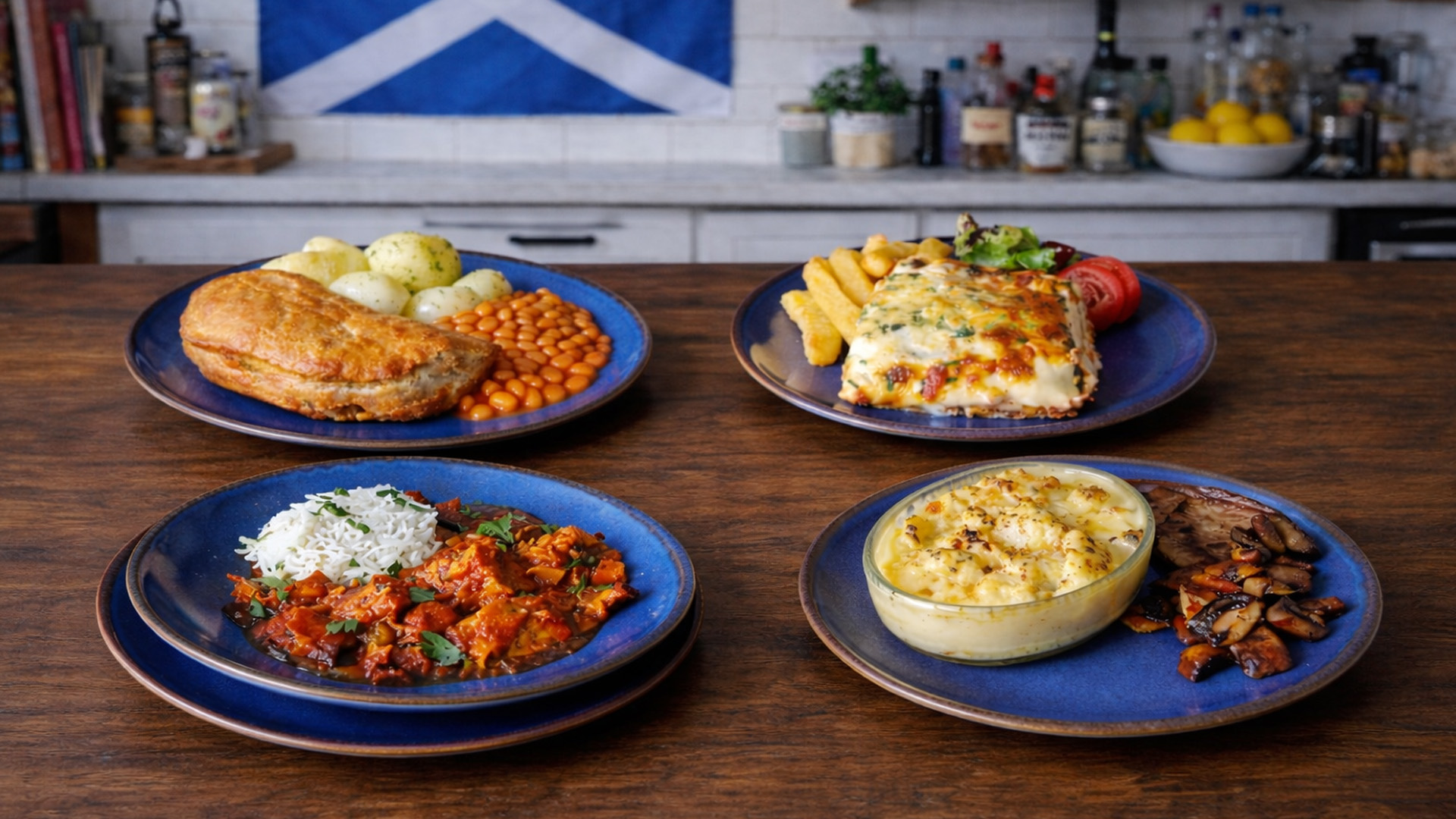 Traditional home cooked dinners and local Scottish treats