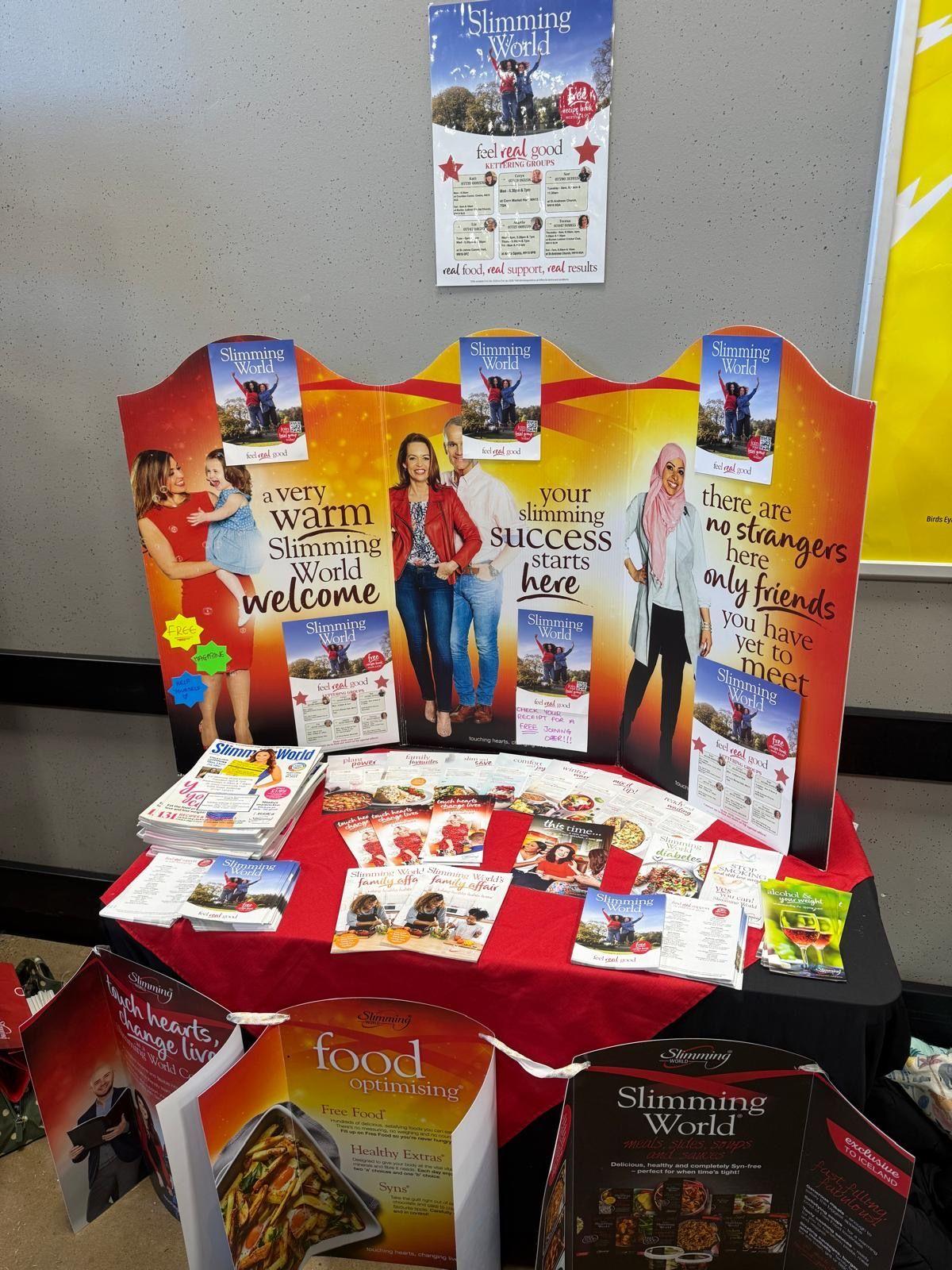 Slimming World consultants having fun in Iceland and Food Warehouse stores