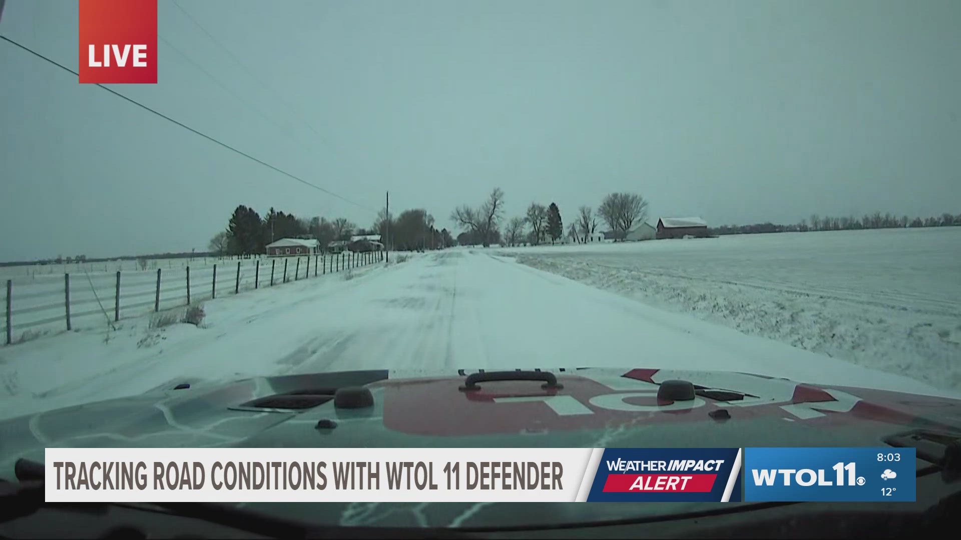 Update on road conditions: Rural roads remain slick, highways ...