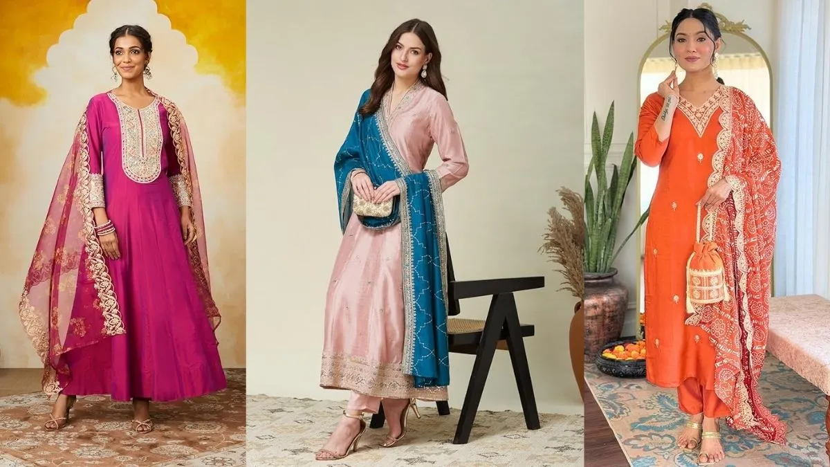 Stylish heavy suits for women: To wear at festive events and wedding ...