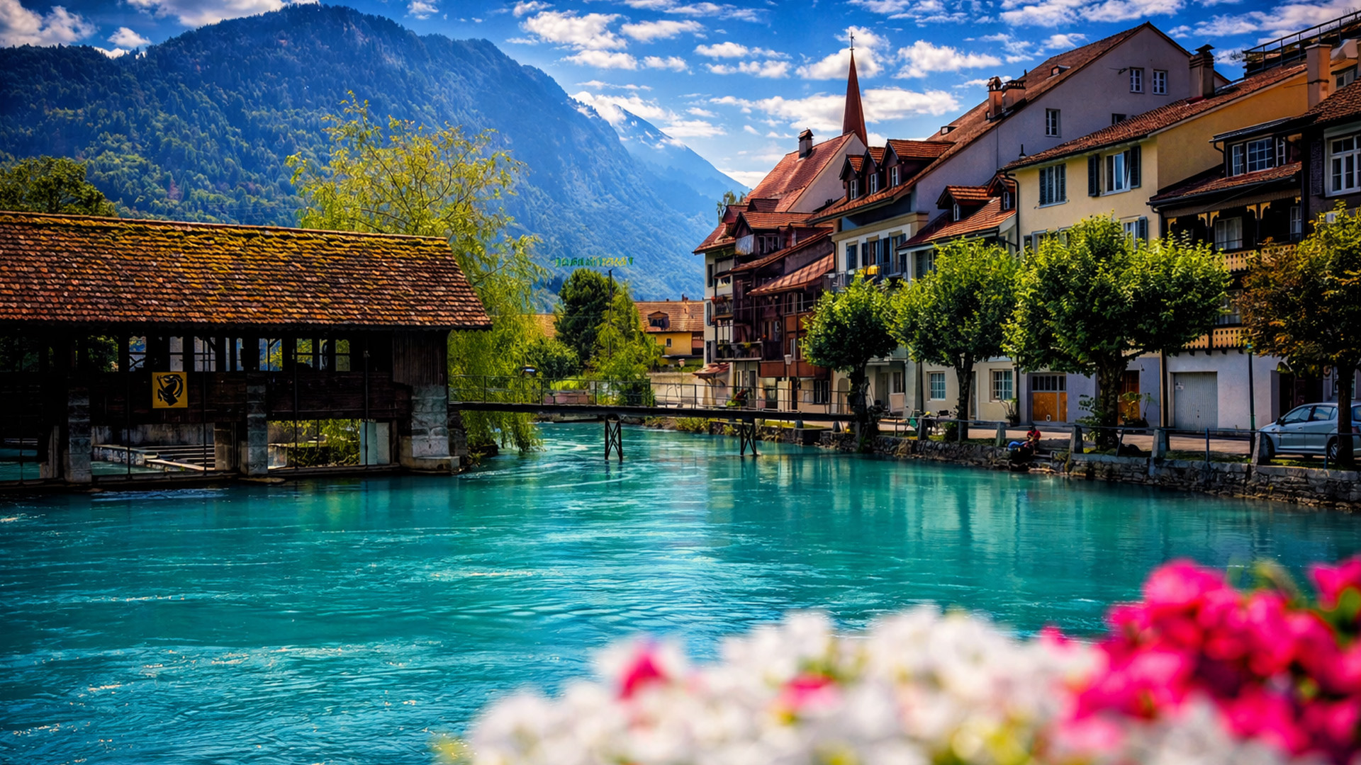 This peaceful Swiss town feels like a postcard