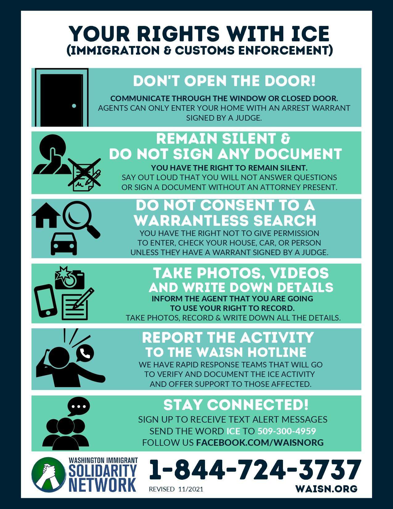 Can I record ICE activity in my WA city? Here's what law, immigration ...