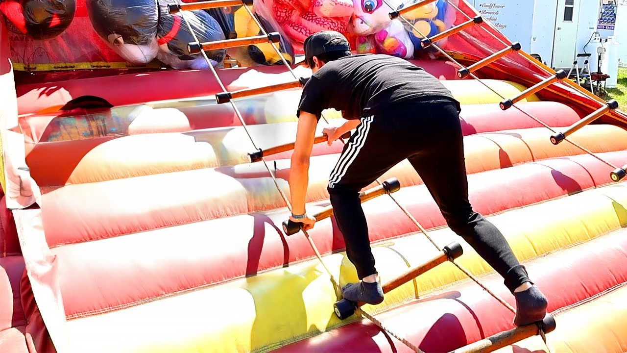 Playing carnival games with the strangest rules ever