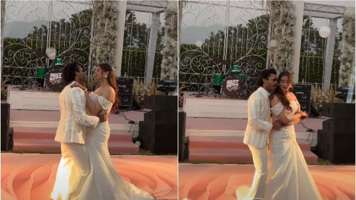 Stebin-Nupur's dreamy first dance from their Christian wedding goes ...